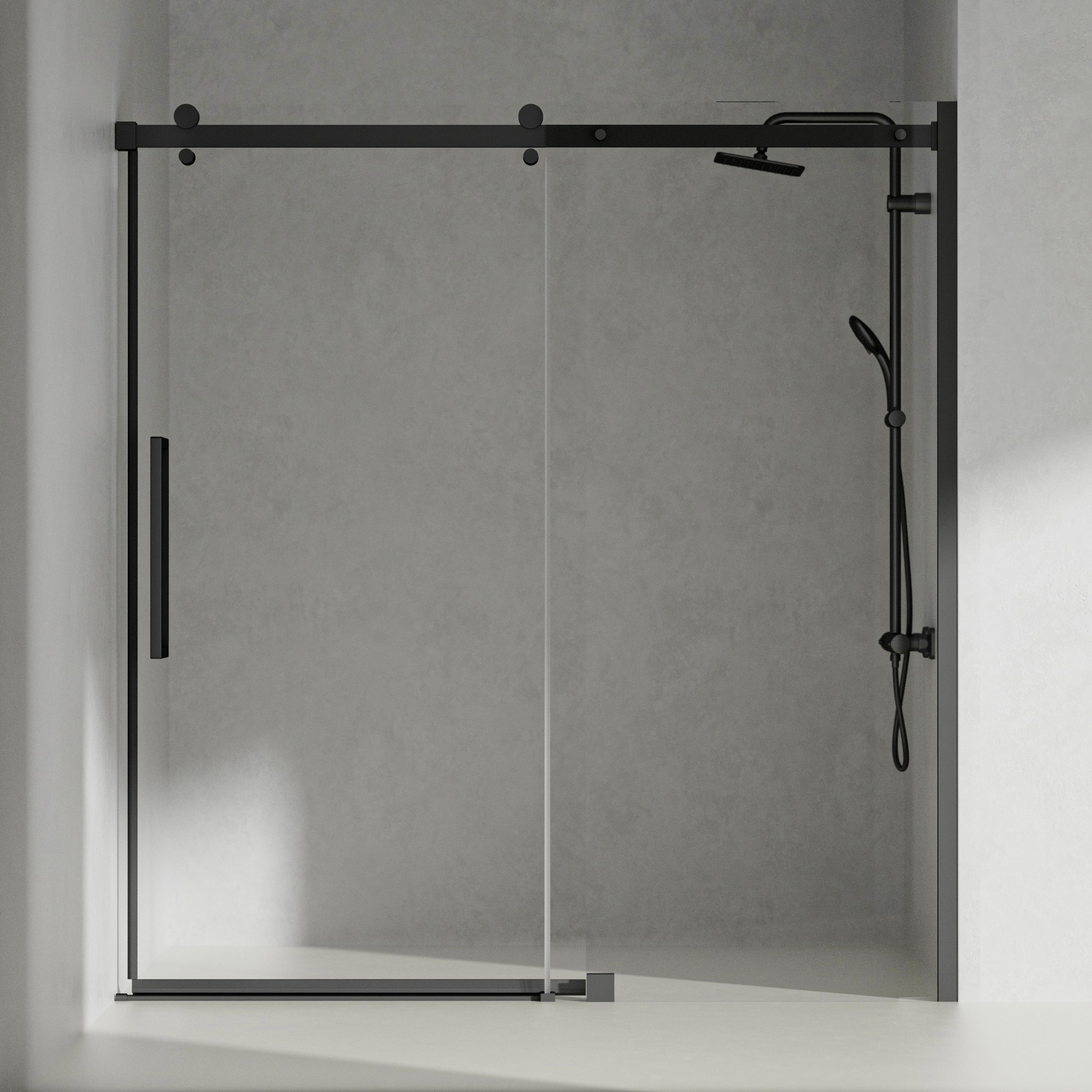 Frameless Single Sliding Shower Doors – CKB – Premium Shower Doors