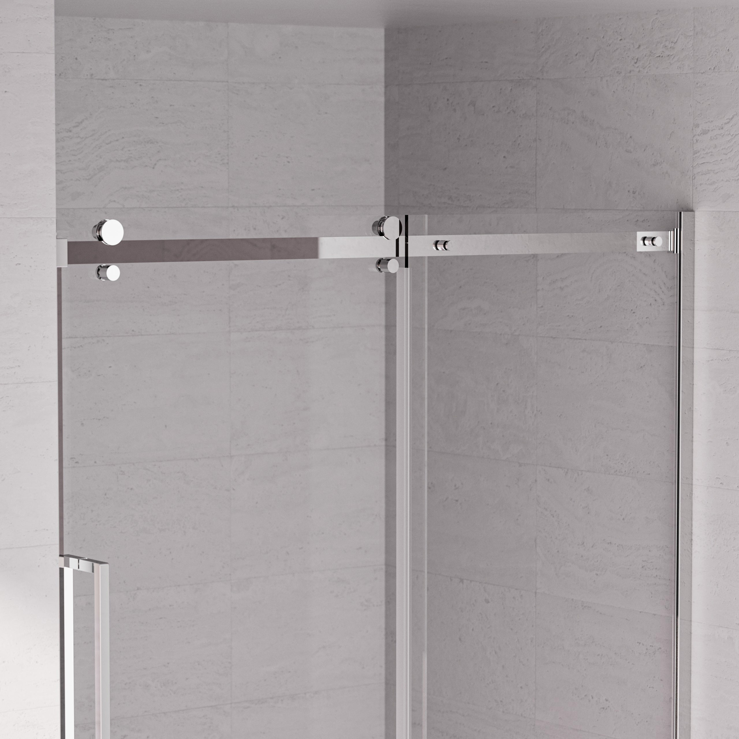 Frameless Single Sliding Shower Doors – CKB – Premium Shower Doors