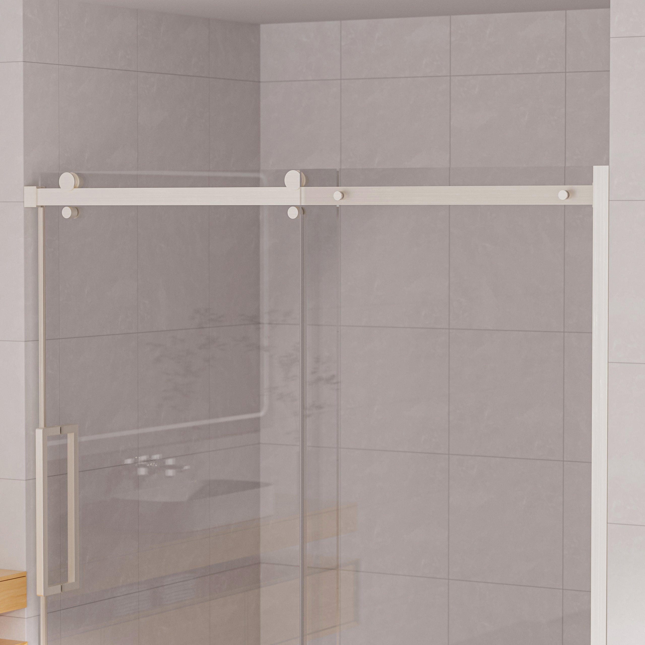 Frameless Single Sliding Shower Doors – CKB – Premium Shower Doors